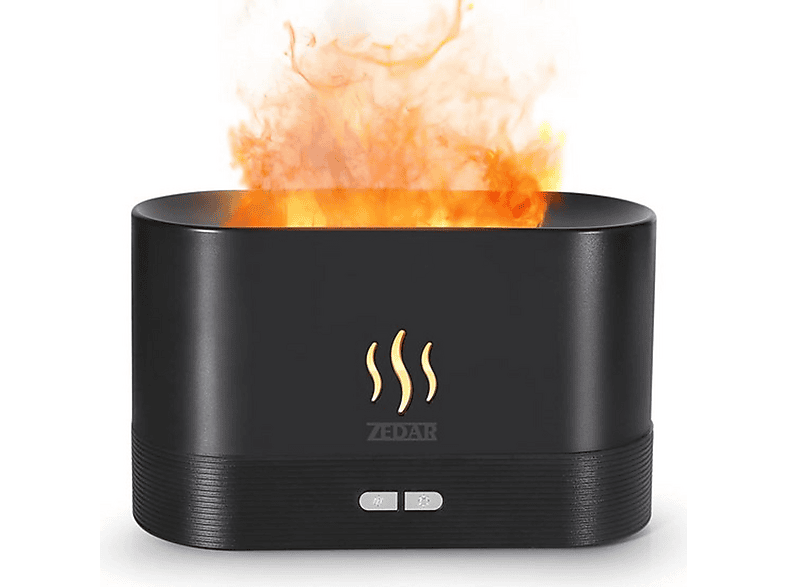 ZEDAR Aroma Diffuser Vlam Zwart | MediaMarkt