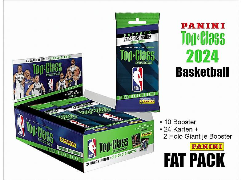 UNBEKANNT 2023-24 Top Class Pure Basketball Fat Pack (10ct ...