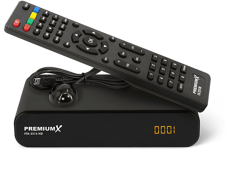 PREMIUMX 221S FTA DVB-S2 HDMI SCART USB Digital HD Sat Receiver ...