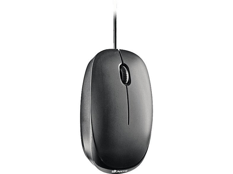 Ratón con Cable | NGS FLAME-C, cable, 1000 ppp, Negro | MediaMarkt