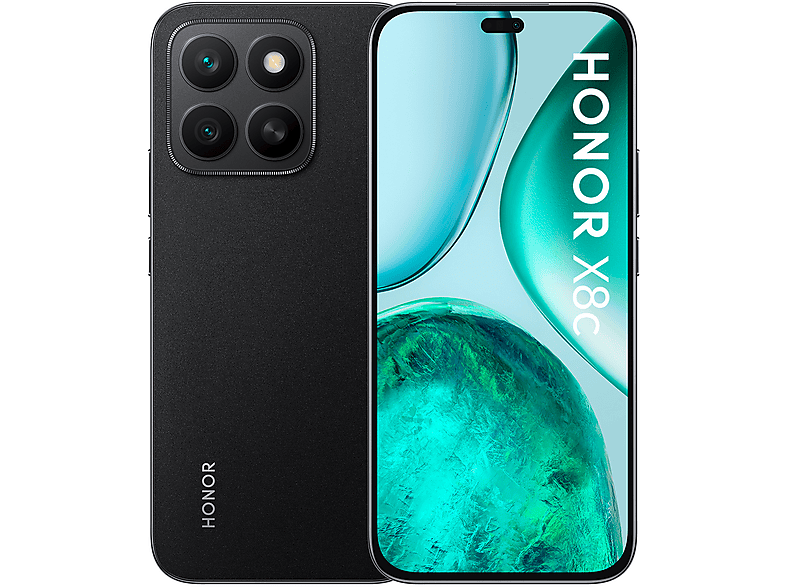 HONOR Huawei HONOR X8c 8/256GB Juodas 256 GB Schwarz Dual SIM | MediaMarkt