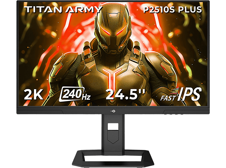 TITAN ARMY P2510S PLUS 24,5 Zoll HDR 4K Gaming Monitor (1 ms ...