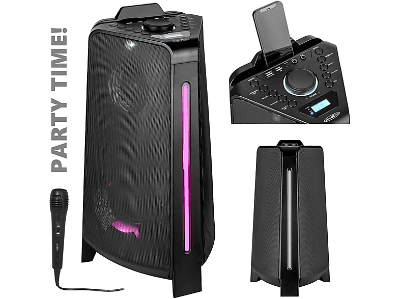 REFLEXION PS100BT Bluetooth-Box, schwarz | MediaMarkt