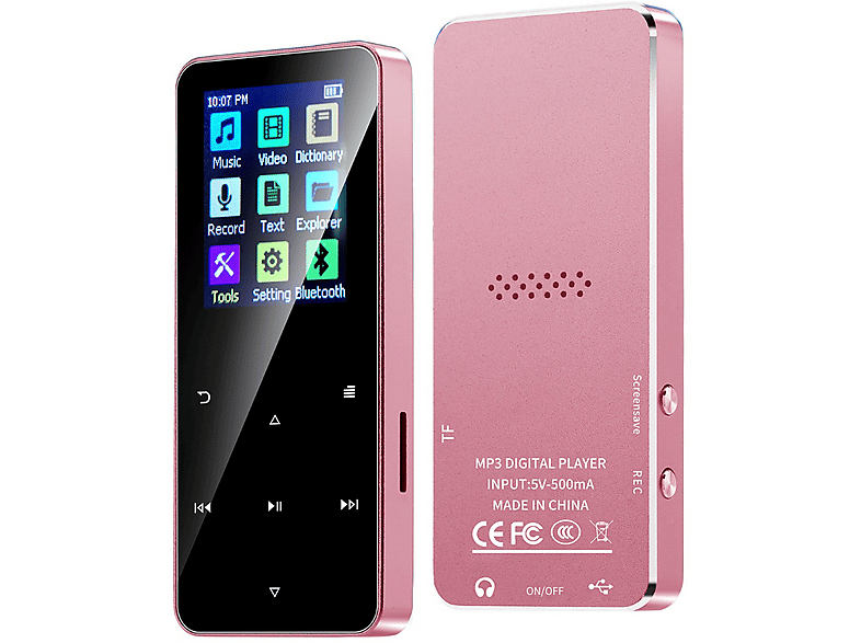 PREISKU Musik-Player Touchscreen Bluetooth 1,8" Display MP3 Player (8 ...