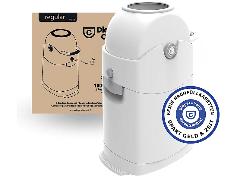 DIAPER CHAMP Regular Windeleimer weiß | MediaMarkt