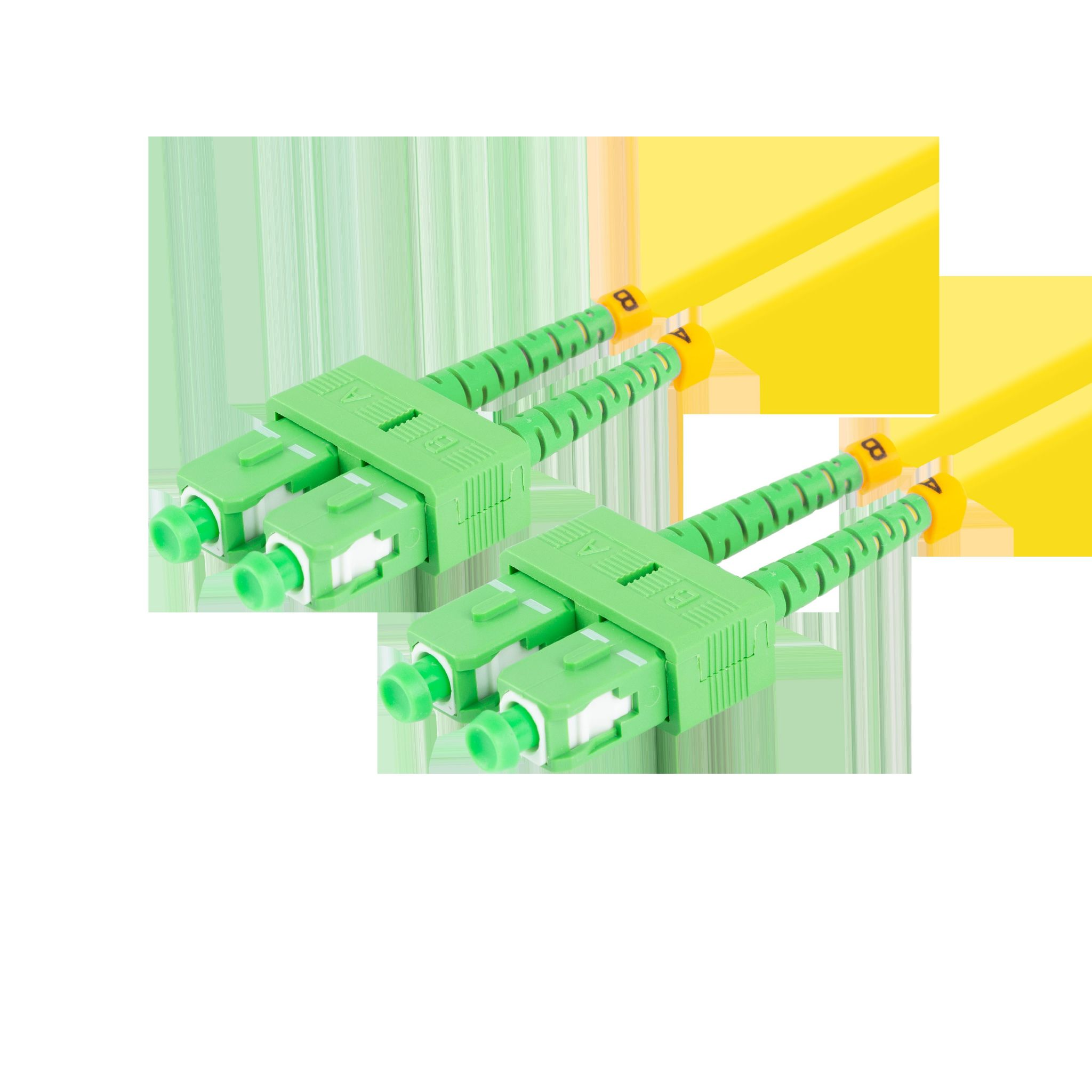 LANBERG FO-SASA-SD11-0020-YE Câbles InfiniBand et à fibres optiques 2 m ...