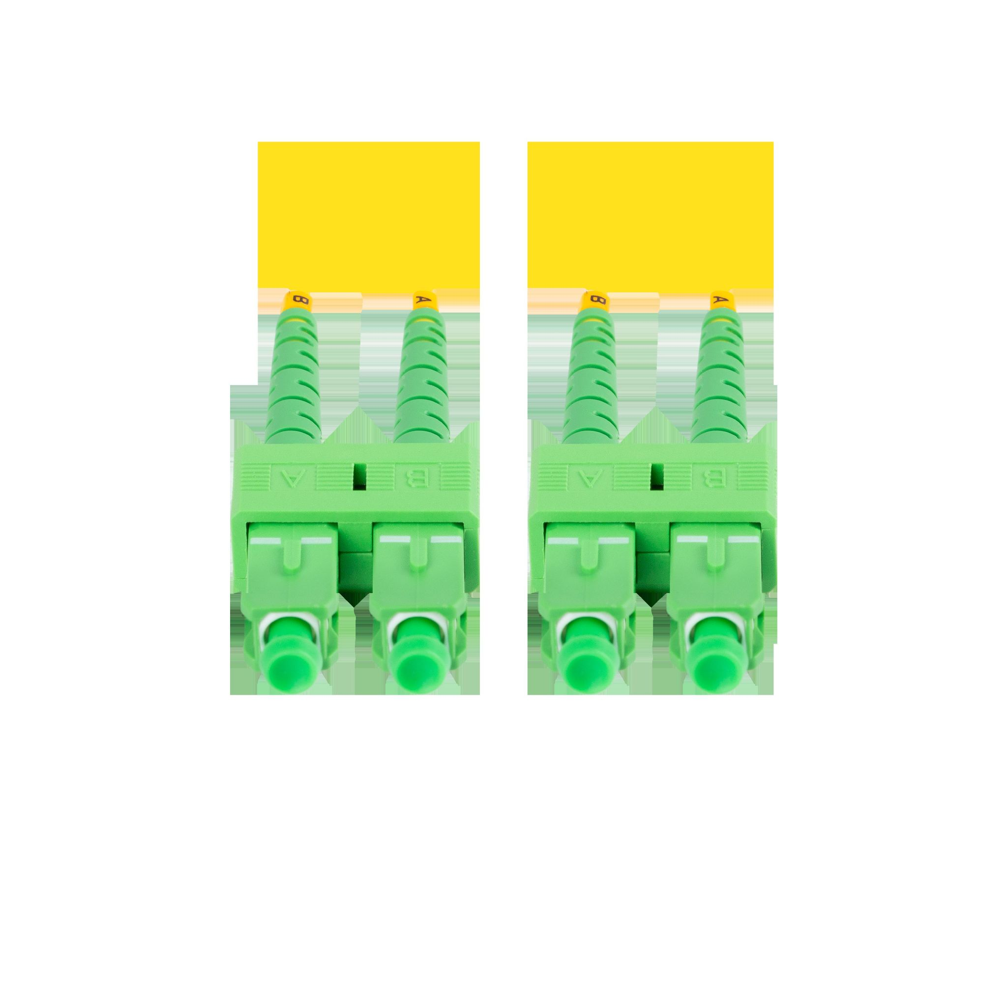 LANBERG FO-SASA-SD11-0020-YE Câbles InfiniBand et à fibres optiques 2 m ...