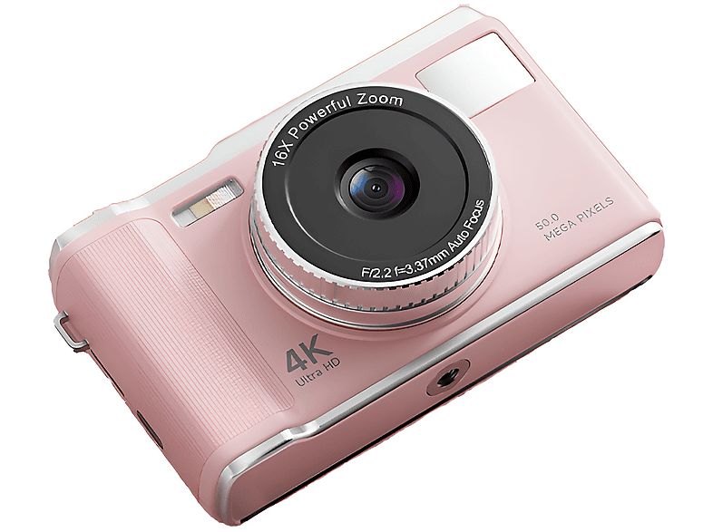 BRIGHTAKE 4K Extrem-HD-Qualität 16x Zoom 64G Digitalkamera Rosa | SATURN