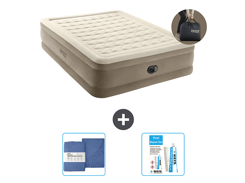 INTEX Ultra Plush | 2 persoons + Accessoires Luchtbed | MediaMarkt
