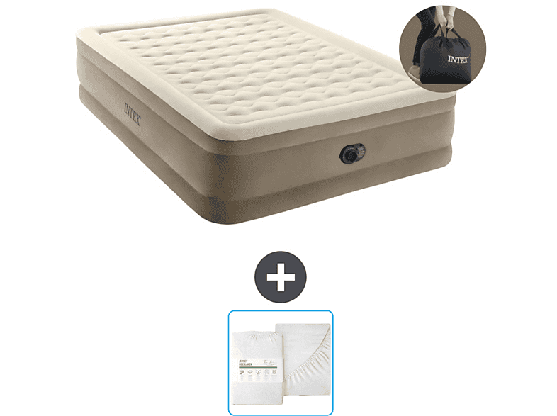 INTEX Ultra Plush | 2 persoons + Accessoire Luchtbed | MediaMarkt