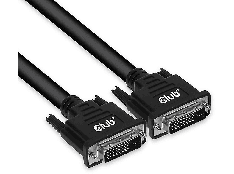 Kabel DVI CLUB3D DVI-D DUAL LINK (24+1) CABLE BI DIRECTIONAL M/M 3m 9.8 ...