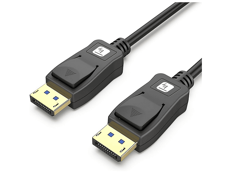 TECHLY Techly Displayport 2.1 Audio/Video Kabel 4k -- 3m schwarz ...