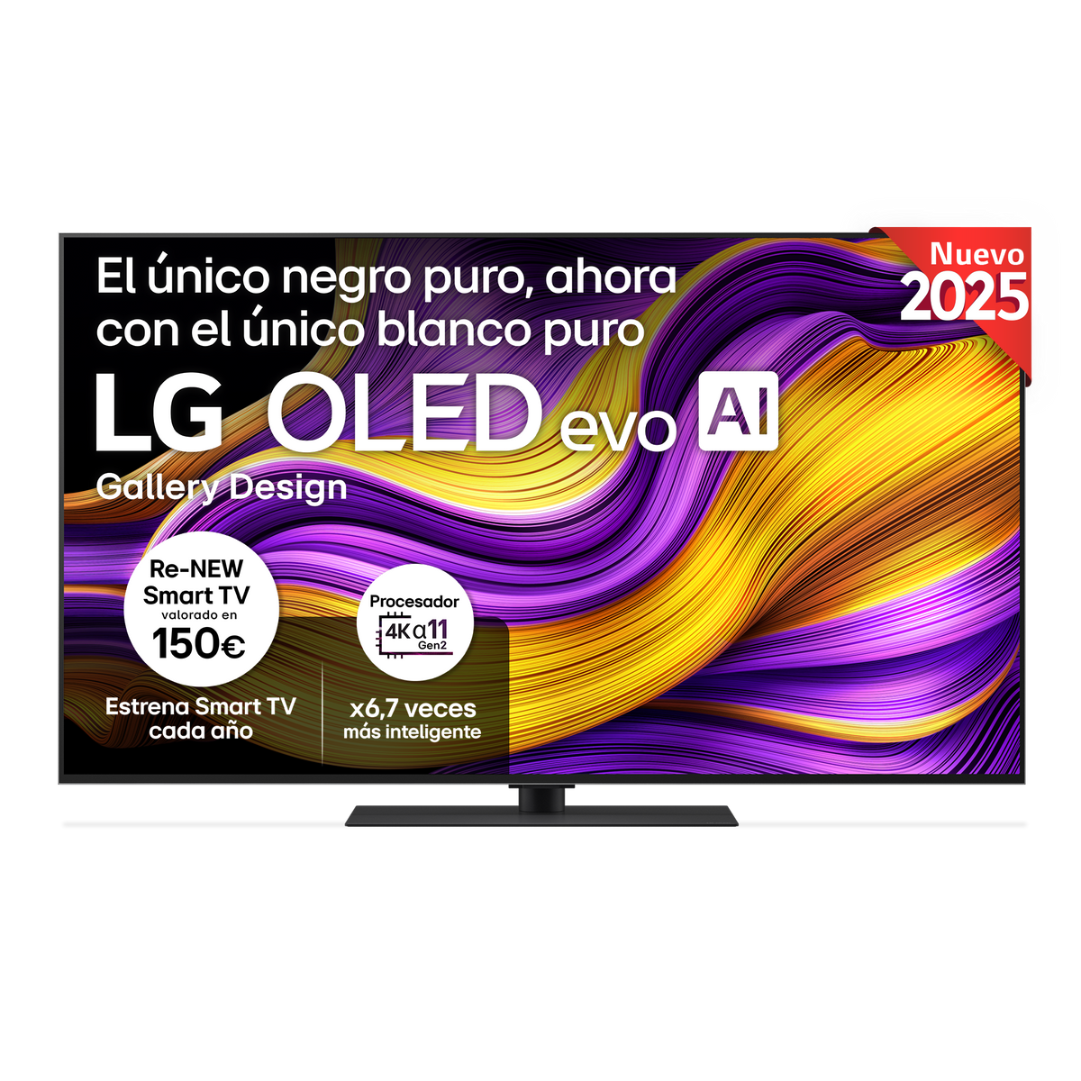 LG OLED evo AI G5 OLED55G56LS Fernseher (Flat, 55 Zoll / 139,7 cm, UHD ...