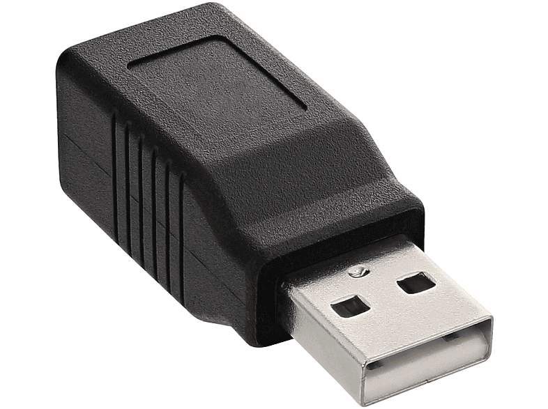 INLINE InLine® USB 2.0 Adapter, Stecker A auf Buchse B Adapter ...