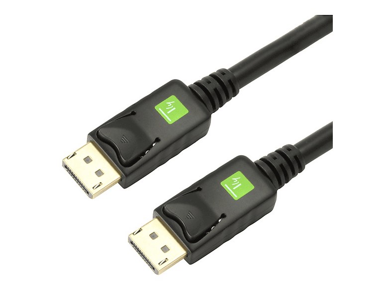 TECHLY DisplayPort-Kabel | DisplayPort (M) Displayport, Schwarz ...