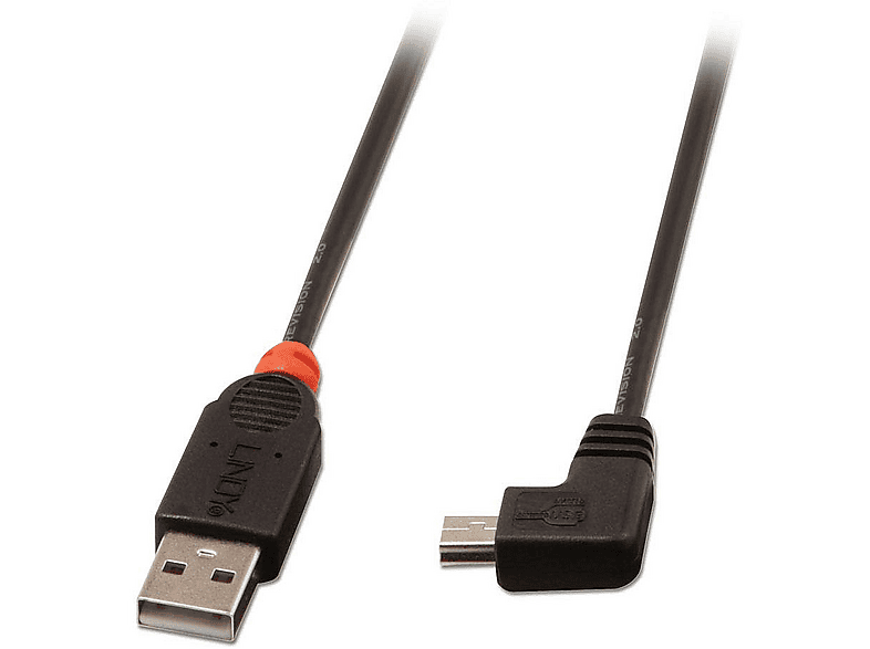 Cable USB | LINDY Lindy - 31971 cable USB 1 m USB 2.0 USB A Mini-USB B ...