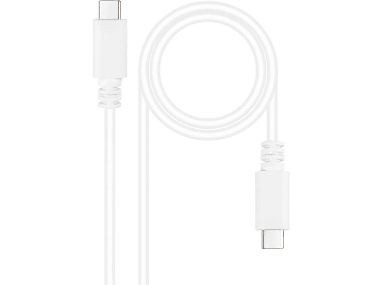 Cable USB | NANOCABLE Cable USB 2.0 Tipo-C Nanocable 10.01.2301-W/ USB ...