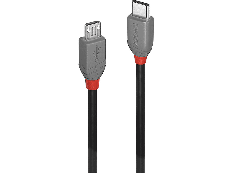 Cable USB | LINDY Lindy - 36892 cable USB 2 m USB 2.0 USB C Micro-USB B ...