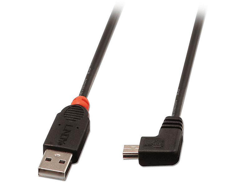 Cable USB | LINDY Lindy - 31970 cable USB 0,5 m USB 2.0 USB A Mini-USB ...