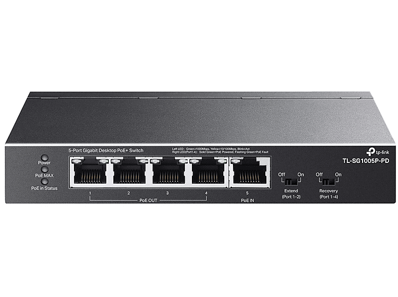 Switch | TL-SG1005P-PD TP-LINK, Negro | MediaMarkt
