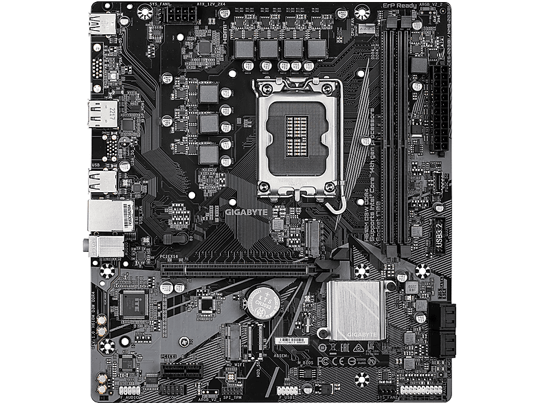 Placa base | PB211541411 GIGABYTE, Micro ATX, Intel H610, LGA 1700 ...