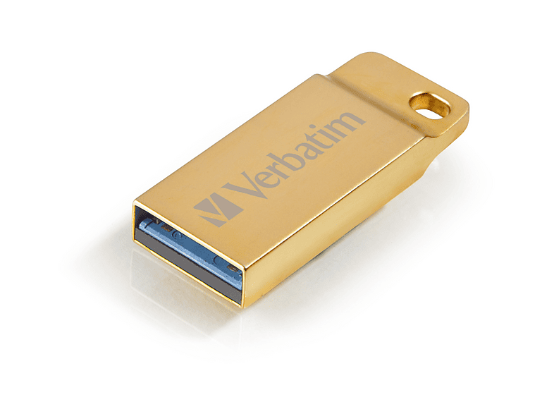 VERBATIM 99105 USB 3.0 DRIVE 32GB METAL EXEC. GOLD USB-Stick (Gold, 32 ...