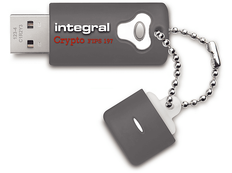 PEN DRIVE INTEGRAL 16GB Crypto Drive FIPS 197 Encrypted USB 3.0 ...