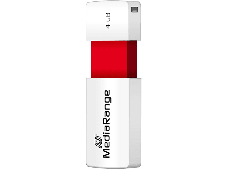 MEDIARANGE USB-Flash-Laufwerk | 4 GB - USB 2.0 USB-Stick (Rot, 4 GB ...