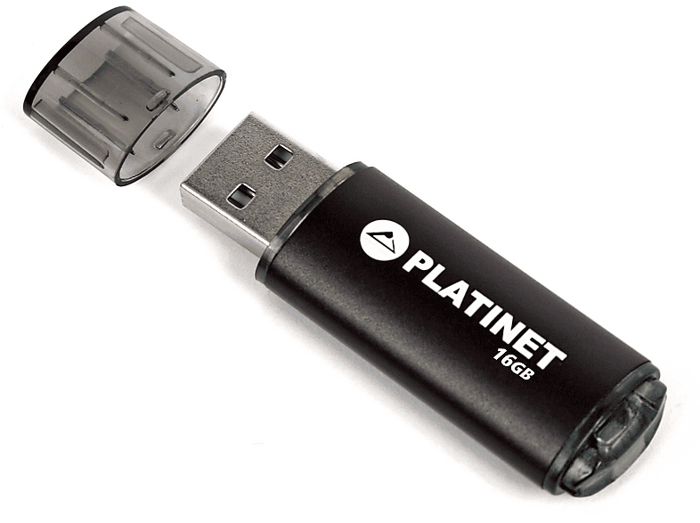 PLATINET PMFE16B USB-Stick (Schwarz, 16 GB) | MediaMarkt