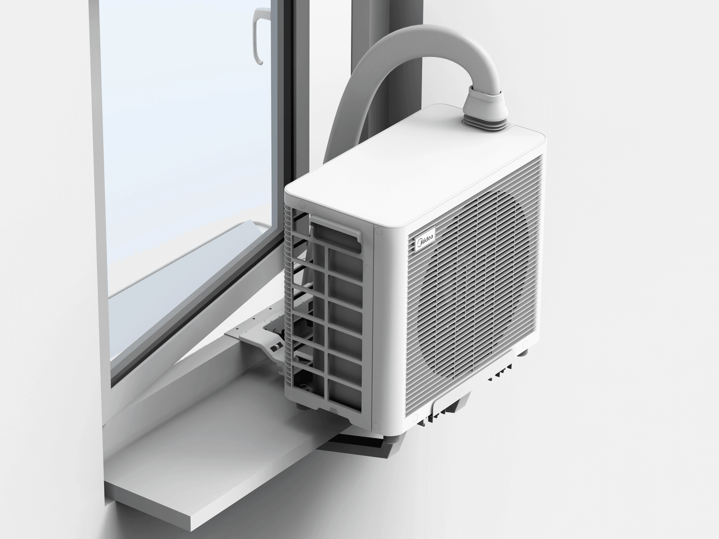 MIDEA PortaSplit Mobiele Split Airco – Koelen & Verwarmen – met Wifi ...