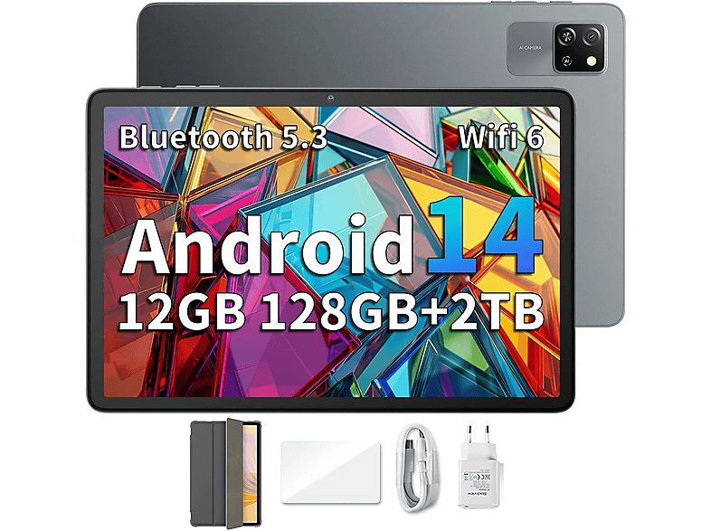 Tablet BLACKVIEW Tab 60 WiFi, 128 GB, 10,1 ", Grigio | MediaWorld.it