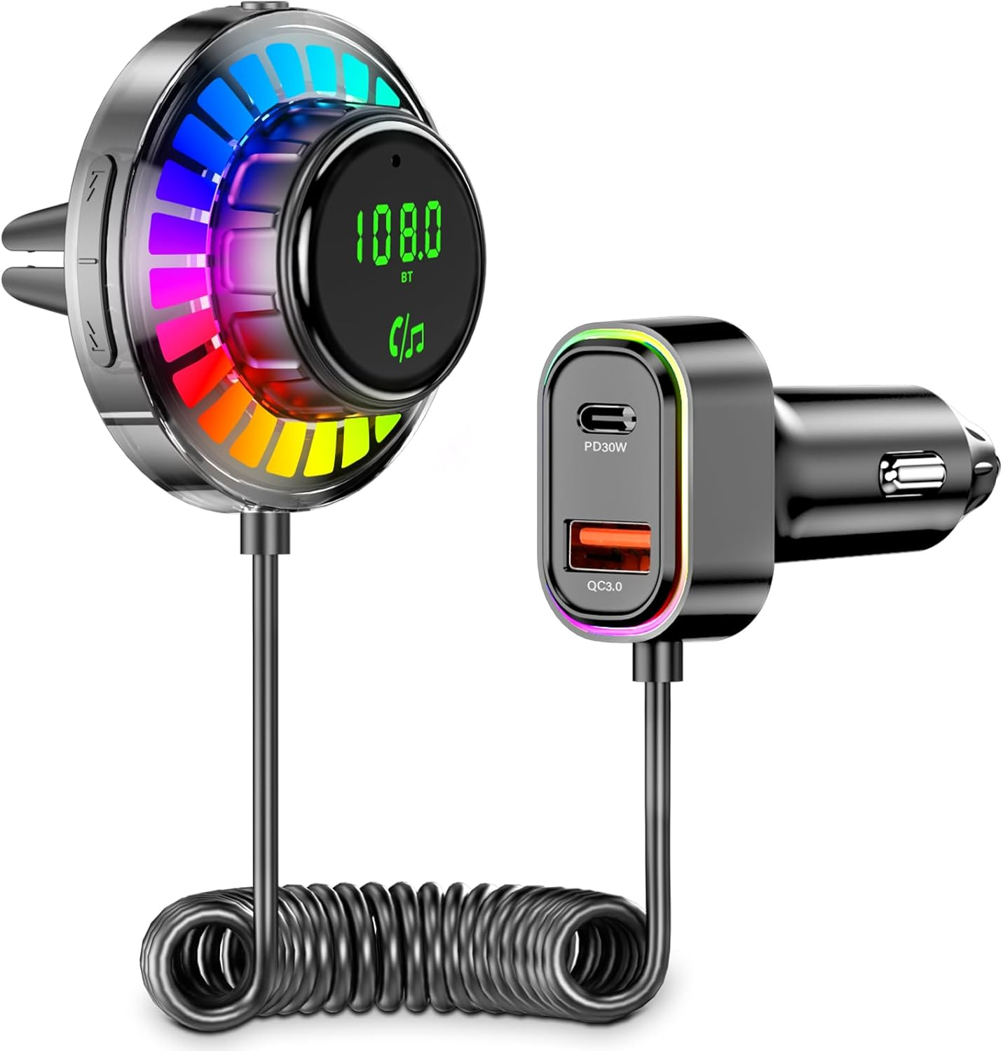 YIQIFA Bluetooth 5.3 Autoadapter Bluetooth FM Transmitter | SATURN