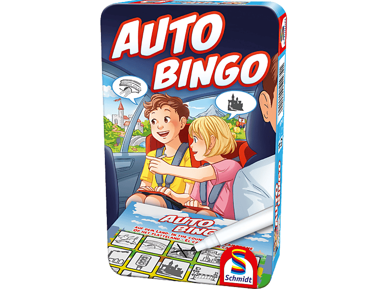 KIDDINX Auto-Bingo Spiele Mehrfarbig | MediaMarkt