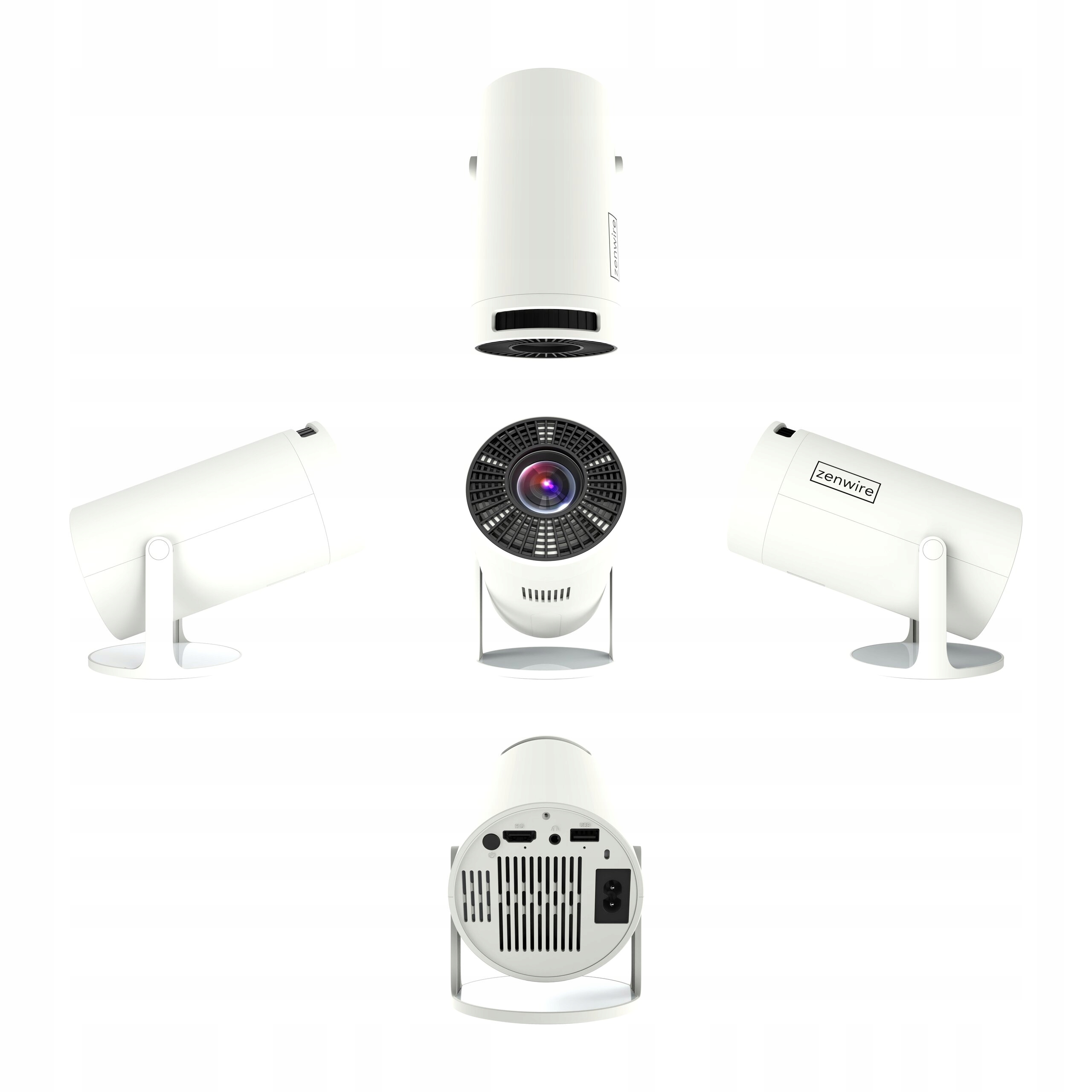 Projektor ZENWIRE R1 Biały | sprawdź cenę i opinie w MediaMarkt