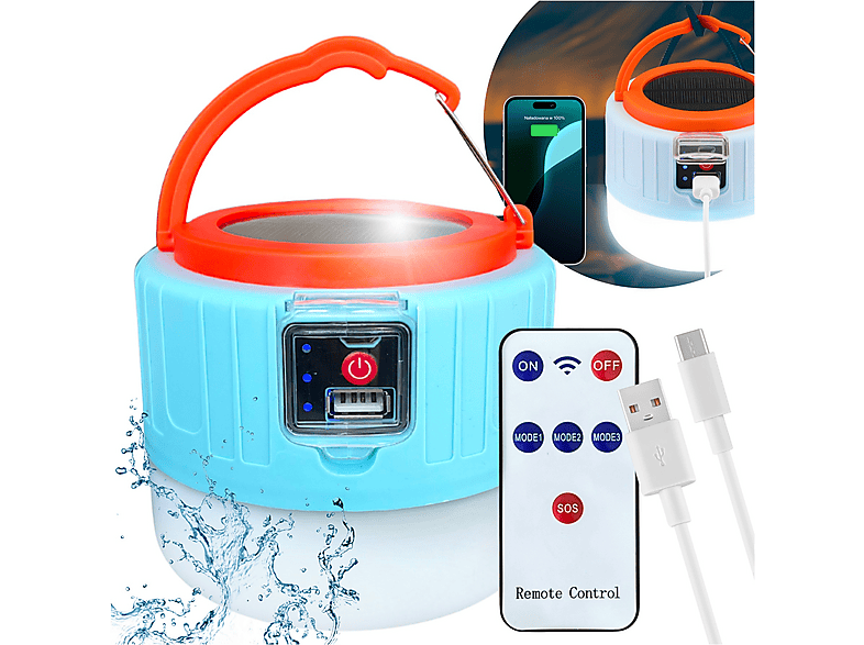 Lampada solare BLIXTAR B-S-LANTERN-2in1 | MediaWorld.it
