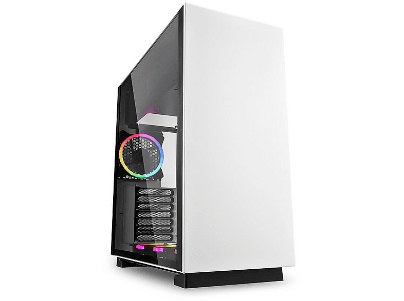 Obudowa SHARKOON Pure Steel RGB Biały | MediaMarkt