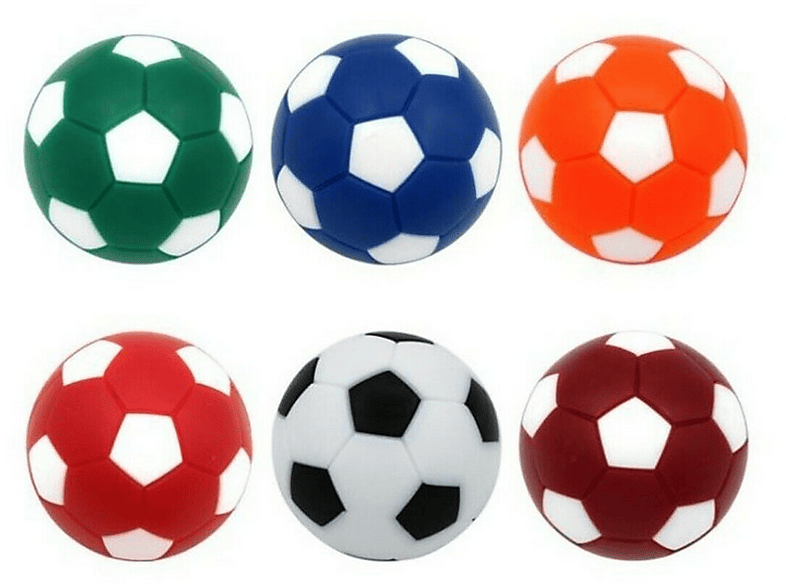 PEGASI Multi-color 32mm (per 6st.) Tafelvoetbalballetje | MediaMarkt