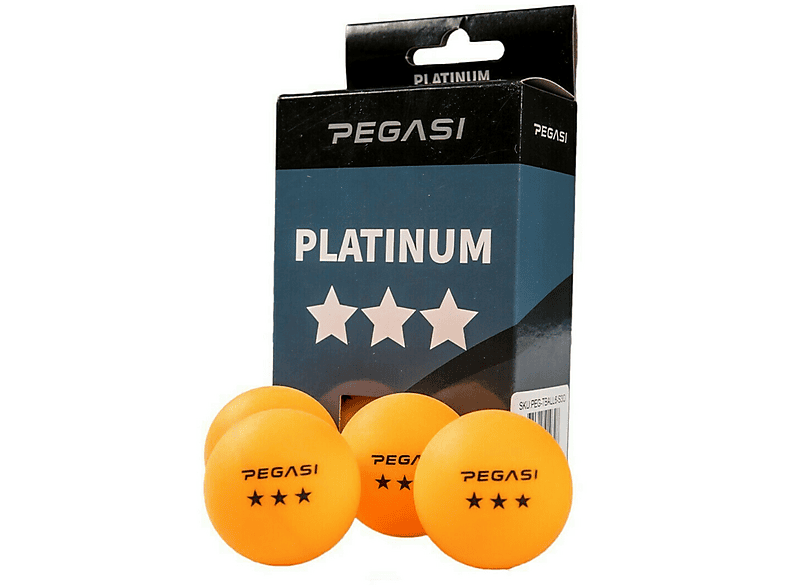 PEGASI 3 ster 6st. Oranje Pingpongballen Oranje | MediaMarkt