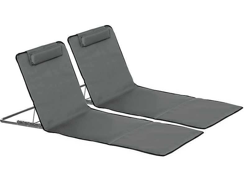 HIYORI 5-fach Verstellbar Faltbar Leicht Strandkorb, Grau | MediaMarkt