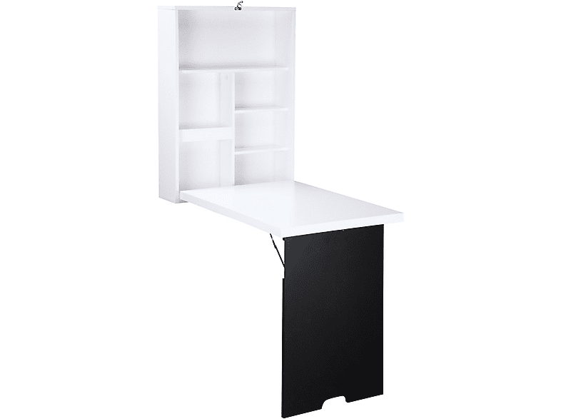 DECOME Mit Tafel 5 Fächern klappbar Wandschreibtisch | MediaMarkt