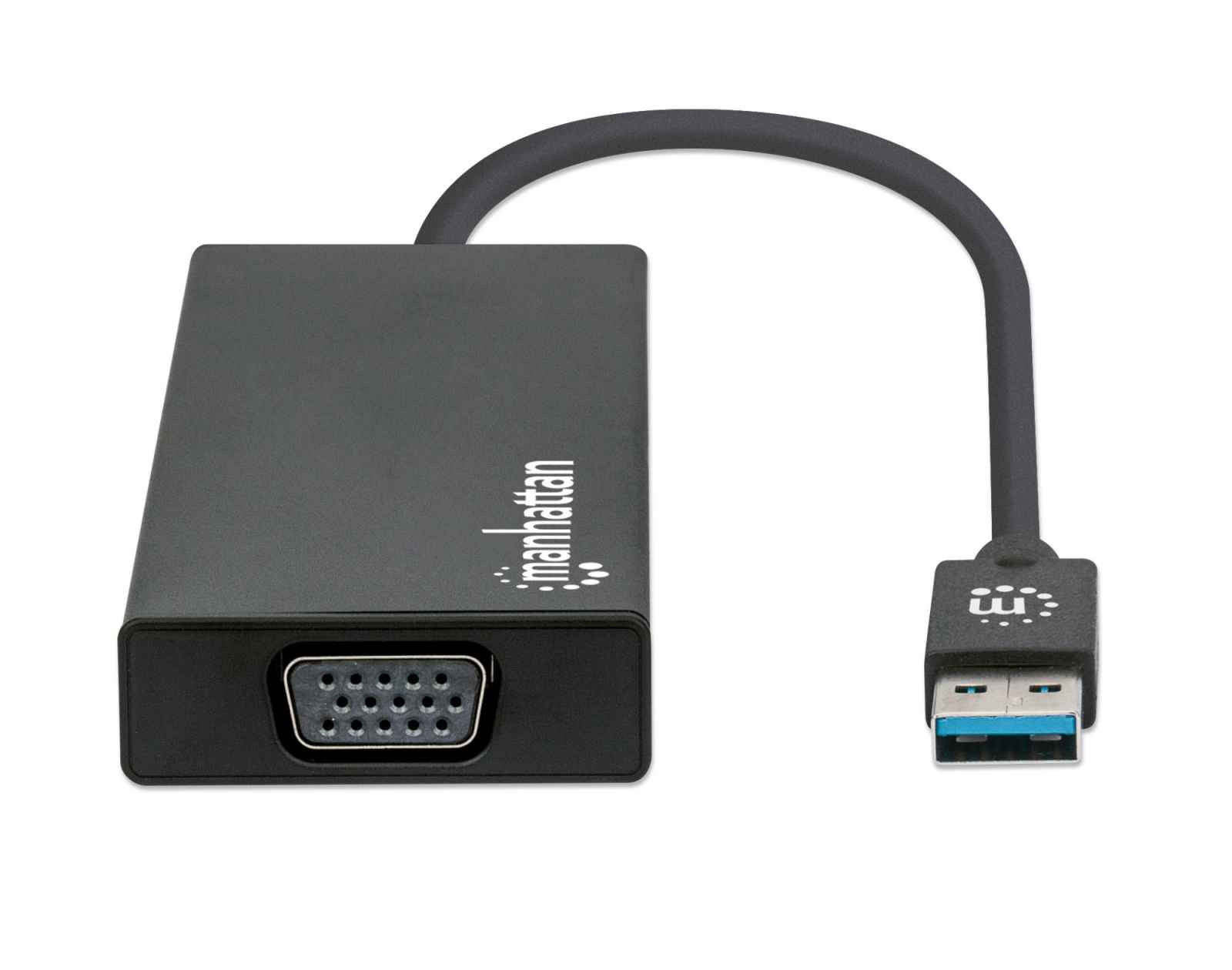 MANHATTAN MH USB-A Adapter HDMI VGA 2xUSB-A RJ45 Peripheriegeräte ...