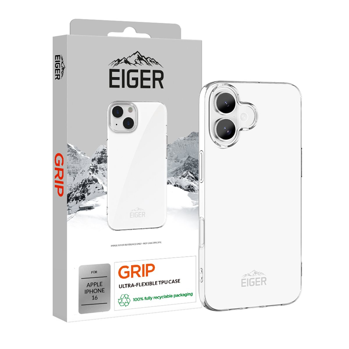 EIGER EGCA00616, Full Cover, Apple, iPhone 16, Transparent | SATURN
