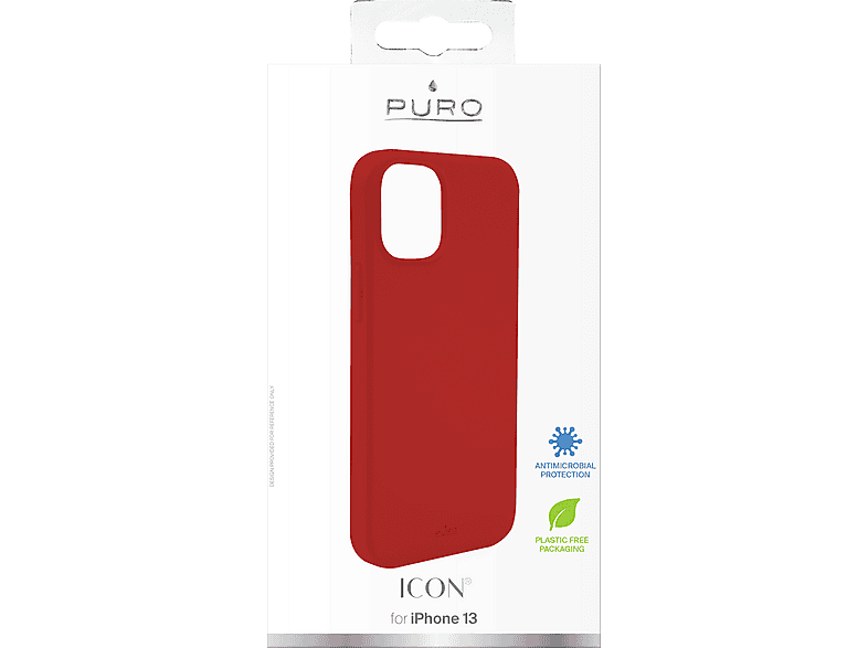 PURO 337515, Bumper, Apple, iPhone 13, Rot | MediaMarkt