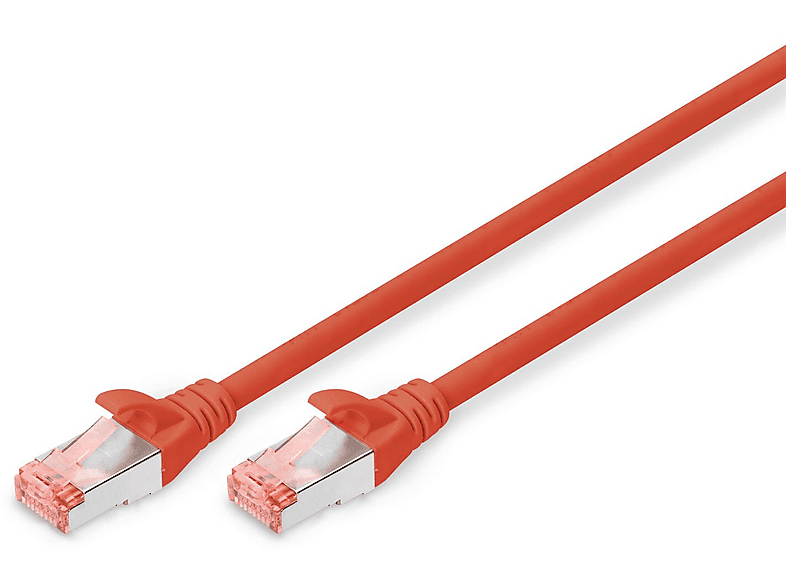 Cable de red | DIGITUS DK-1644-010/R, Cat-6, , Rojo | MediaMarkt