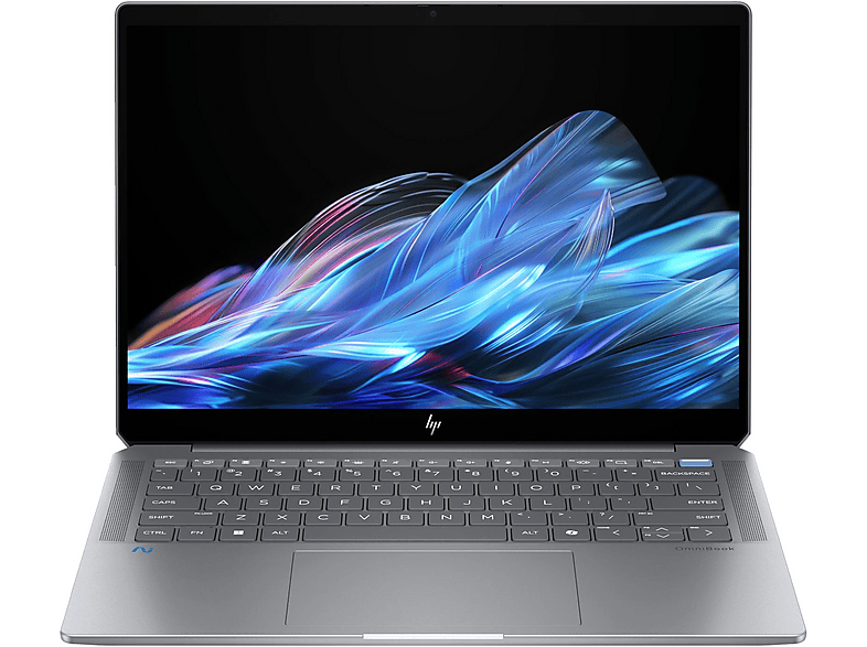 HP OmniBook AW0U7EA, Notebook, mit 14 Zoll Display Touchscreen, AMD ...