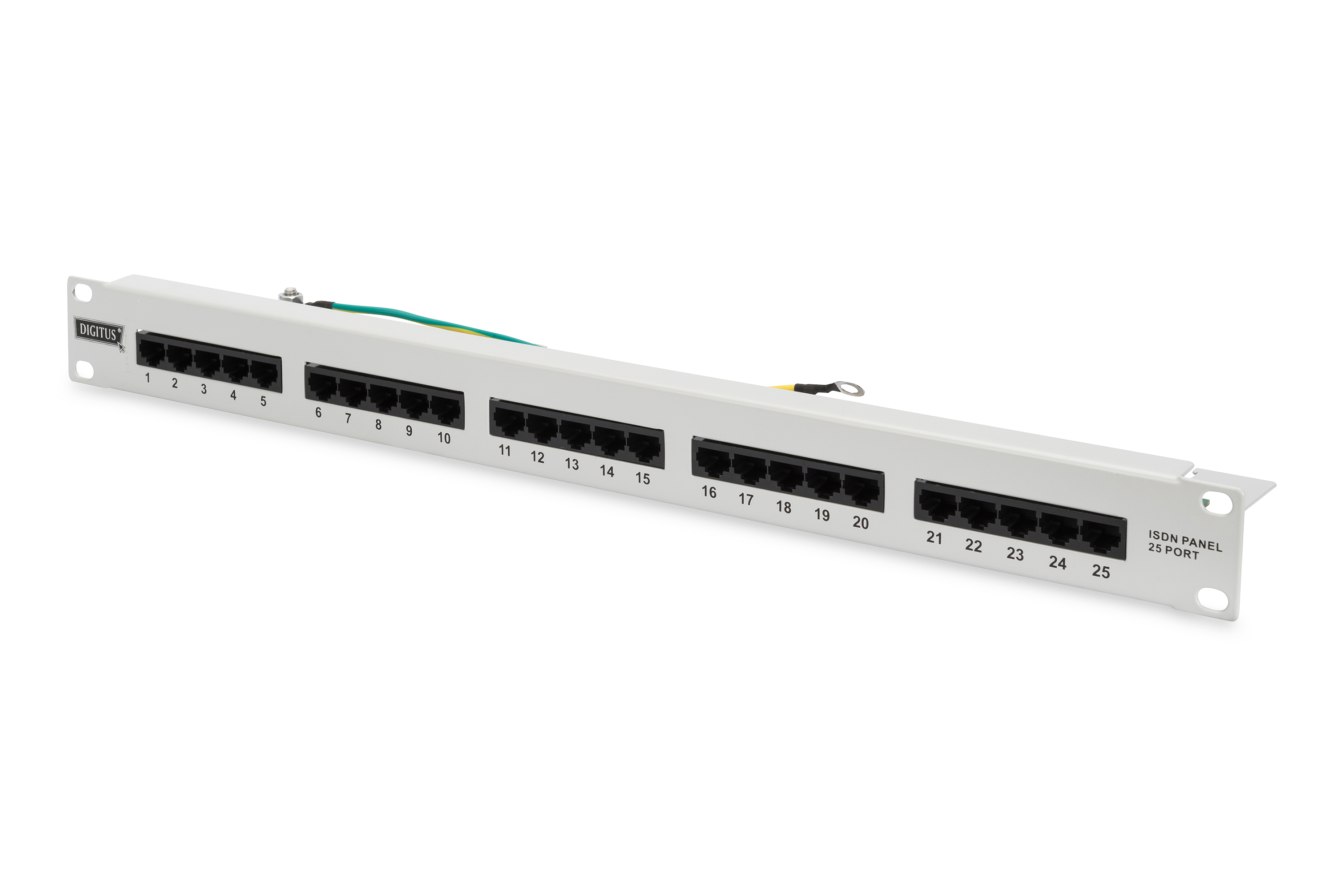 DIGITUS Assmann Electr. Patchpanel ISDN Kat.3 ungeschirmt DN-91325-1 Patchpanel Kupfer | MediaMarkt