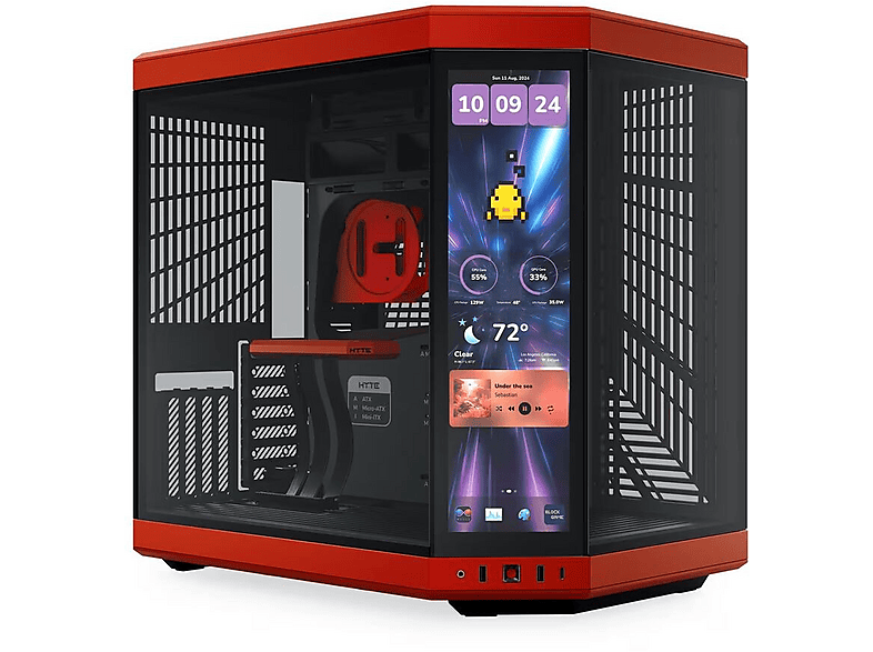 Obudowa HYTE Y70 Touch Infinite Czarny, Kolor wiśniowy | sprawdź cenę i opinie w MediaMarkt