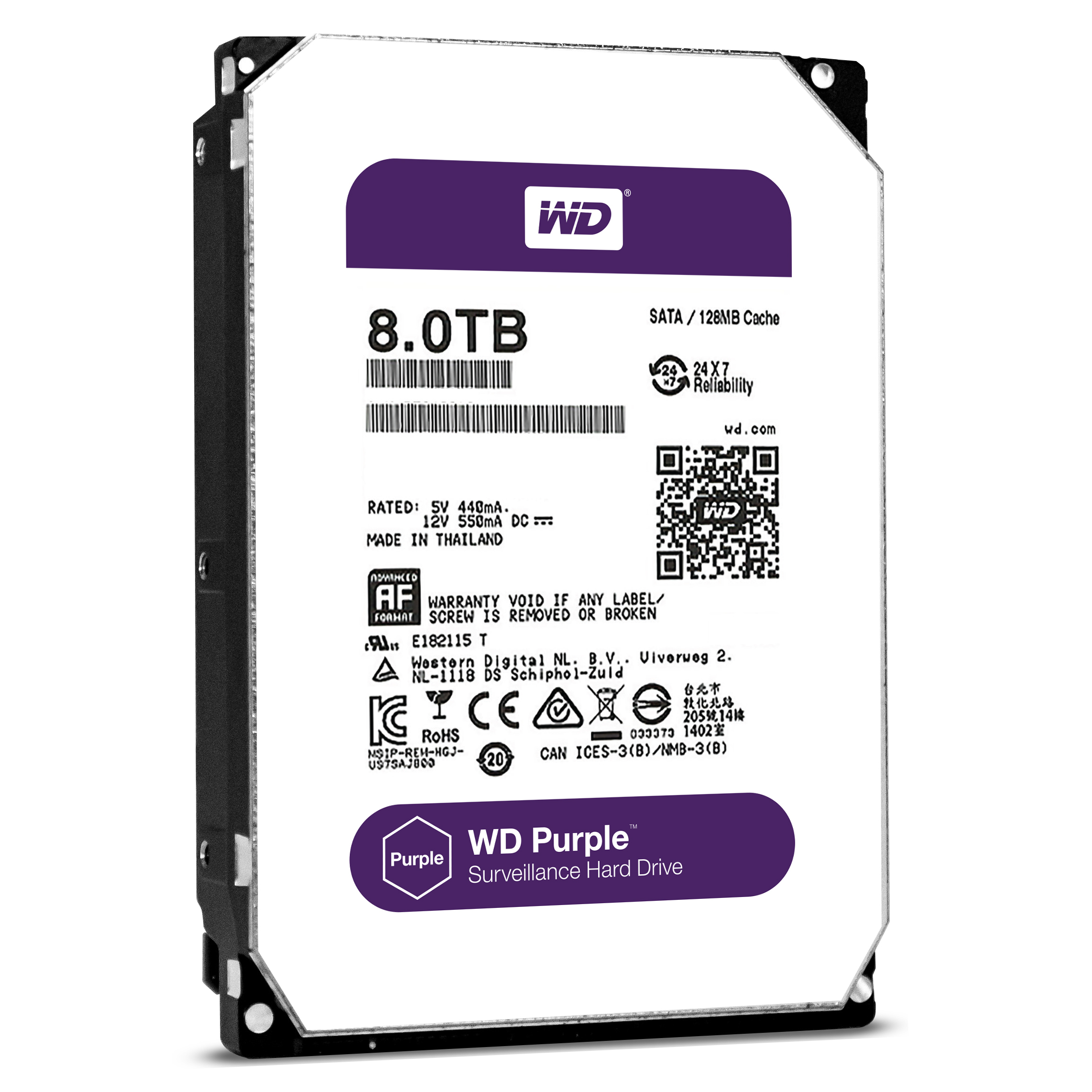 Disco duro HDD interno 8 TB | WESTERN DIGITAL Purple, Interno | MediaMarkt