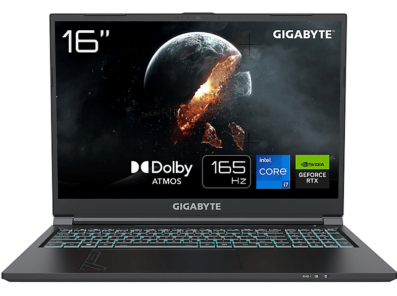 GIGABYTE G6 KF-73DE854KH I7-13700H/16/1/4060, Gaming Notebook, mit 16 ...