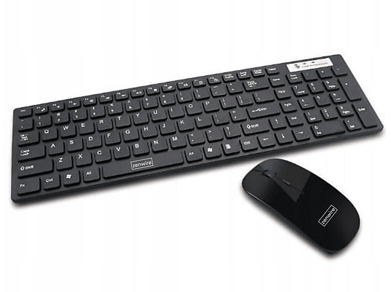 Klawiatura i Mysz bezprzewodowa zestaw ZENWIRE GKM608 Czarny | sprawdź ...